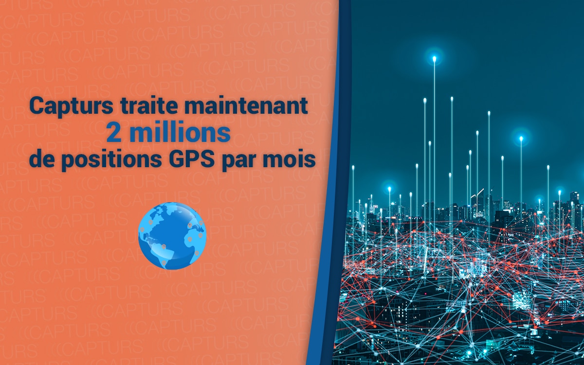 Capturs traite désormais 2 millions de positions GPS par mois - Capturs